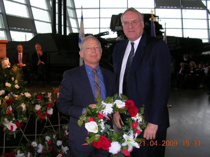 Nathan Weinstock with Hon. Ken Dryden at Holocaust Memorial ...